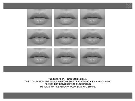 Second Life Marketplace Maven Kiss Me Hd Lipsticks Collection