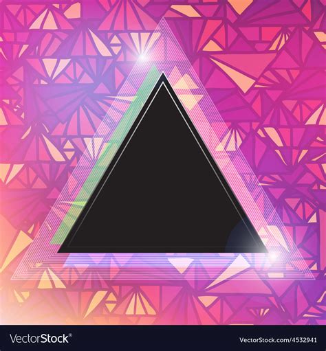 Triangular Space Design Royalty Free Vector Image