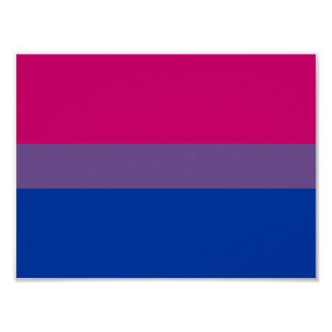 Bisexual Pride Flag Poster Zazzle Bisexual Pride Flag Pride Flags