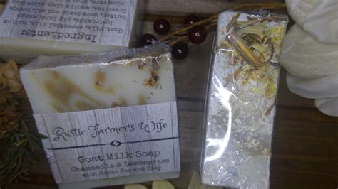Chamomile And Lemongrass Goat Milk Bar Soap