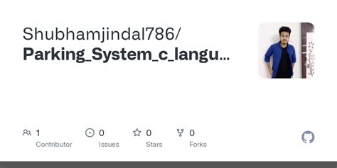 Github Shubhamjindal786parkingsystemclanguageminiproject