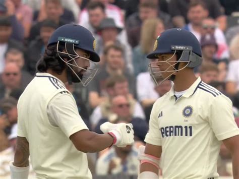 Eng Vs Ind 4th Test Kl Rahul Yashasvi Jaiswal Guide India To 780 At