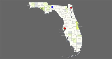 Interactive Map Of Florida [clickable Counties Cities]