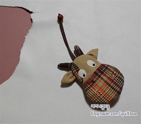 퀼트키홀더 만들기 사랑하겠소 황소 퀼트키홀더 네이버 블로그