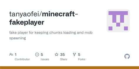 Github Tanyaofeiminecraft Fakeplayer Fake Player For Keeping Chunks Loading And Mob Spawning