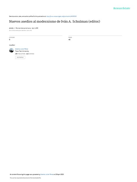 Resena Shul Pdf Ensayos Escritura