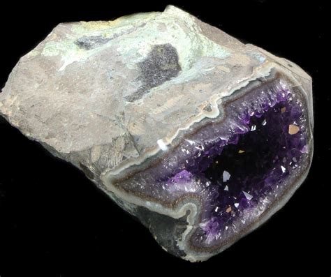 4 Deep Purple Amethyst Geode 36471 For Sale