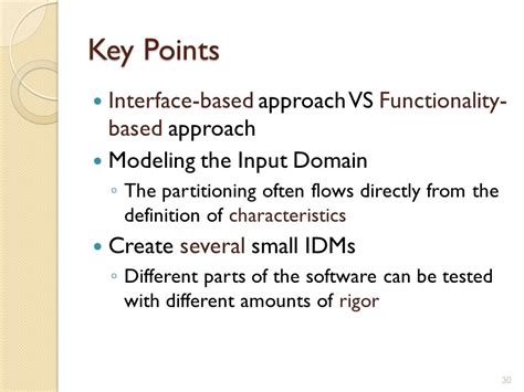 1 Input Space Partitioning2 Reading Assignment P Ammann And J Offutt “introduction To