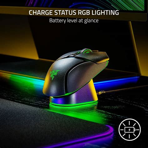Razer Mouse Dock Pro With Wireless Charging Puck Magnetic Wireless