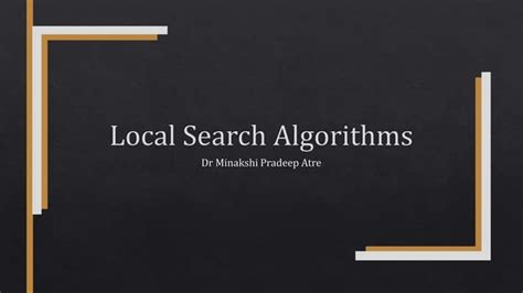 2local Search Algorithms Pptx