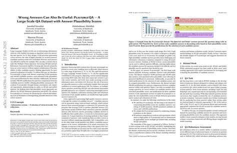 Wrong Answers Can Also Be Useful Plausibleqa A Large Scale Qa