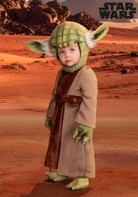Deluxe Hooded Star Wars Yoda Infant Costume Star Wars Costumes