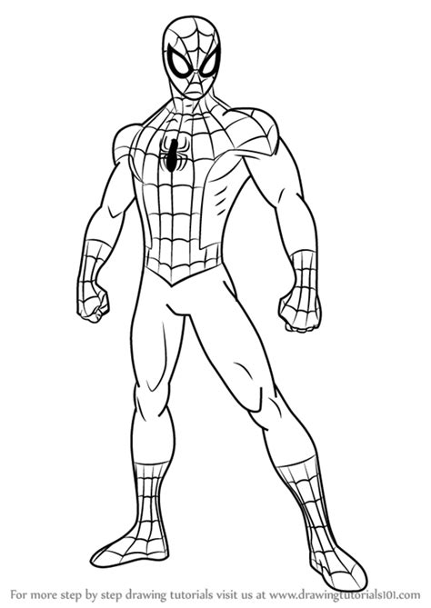 How To Draw Ultimate Spider Man Ultimate Spider Man Step By Step