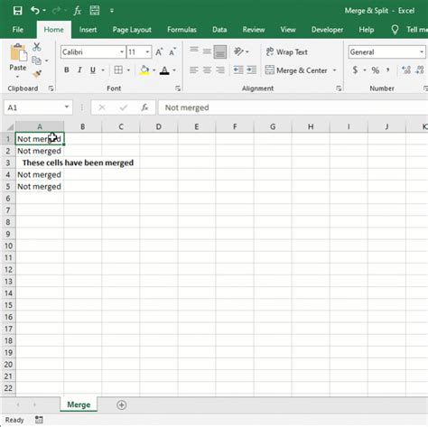 How To Merge Cells And Split Cells In Excel GoSkills