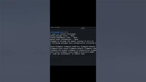 hacker 😎 kali linux hacking like movies hollywood commands shorts