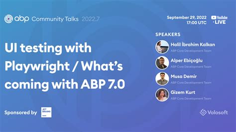Abp Community Talks 20227 Ui Testing With Playwright And Upcoming Abp 7