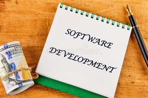 The Concept Of Technology And Development Phrase Words Text Software