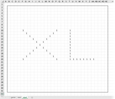Пишем игру Жизнь Life на Vba в Excel