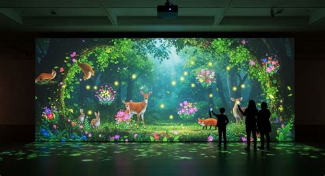 Interactive Wall Projection Low Cost High Roi Magic