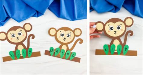 35 Simple Monkey Crafts And Activities For Preschoolers