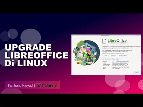 Cara Upgrade LibreOffice How To Upgrade LibreOffice On Linux YouTube