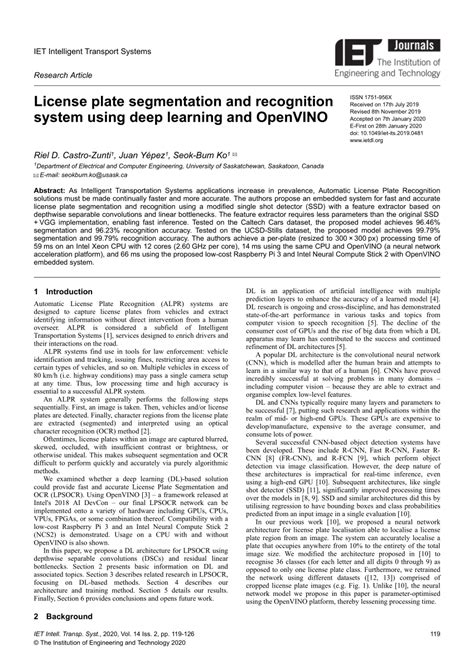 License Plate Segmentation And Recognition System Using Deep Learning