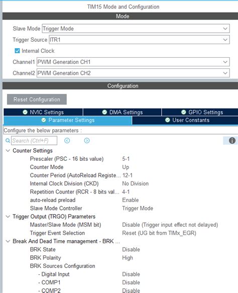 phase shifted pulses using pwm stmicroelectronics community