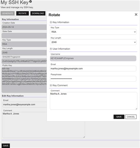 My SSH Key Operations