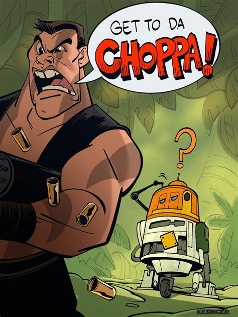 Arnold Schwarzenegger Predator Get To The Chopper