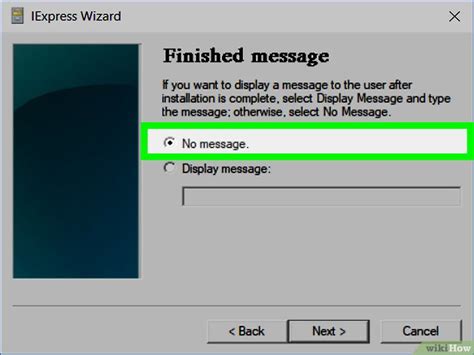 Cómo crear un archivo EXE con imágenes wikiHow