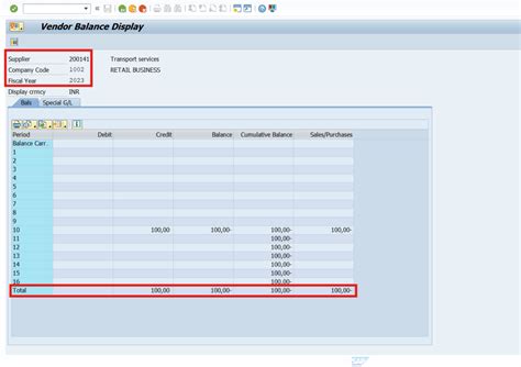 Carryforward Vendor Account Balances To Next Year In Sap