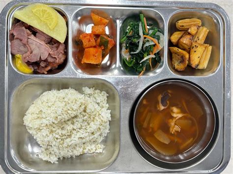 1월 7일 화 저녁 급식사진 급식 소식 신성고등학교