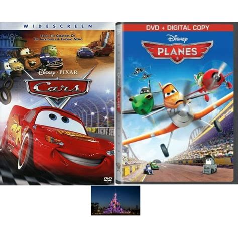 Disney Pixar Double Feature Cars And Planes 2 Dvd Set Bundled With Bonus