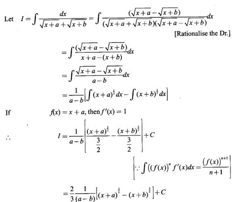 Indefinite Integral Worked Examples Exercise With Answers Integral Calculus