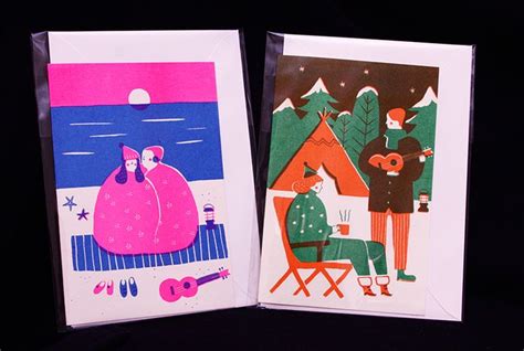 연말카드정산 리소인쇄가 완료되었습니다 Risograph Risograph Print Riso Print