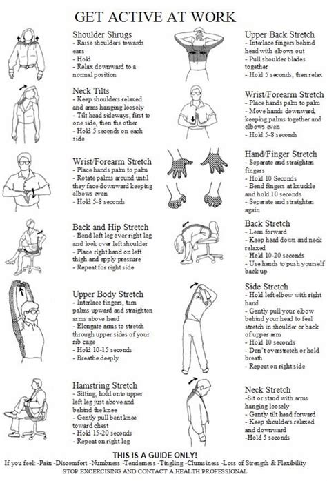 Industrial Ergonomic Workplace Stretches 122 Best Ergonomic Stretches
