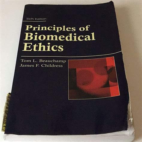 Principles Of Biomedical Ethics By Tom L Beauchamp Paperback Pangobooks