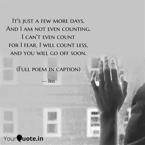 Its Just A Few More Days Quotes And Writings By Anjana Anilkumar Yourquote