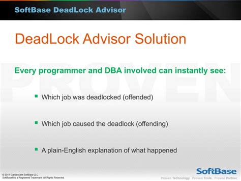 Instantly Find The Causes Of Db2 Deadlocks And Timeouts Ppt