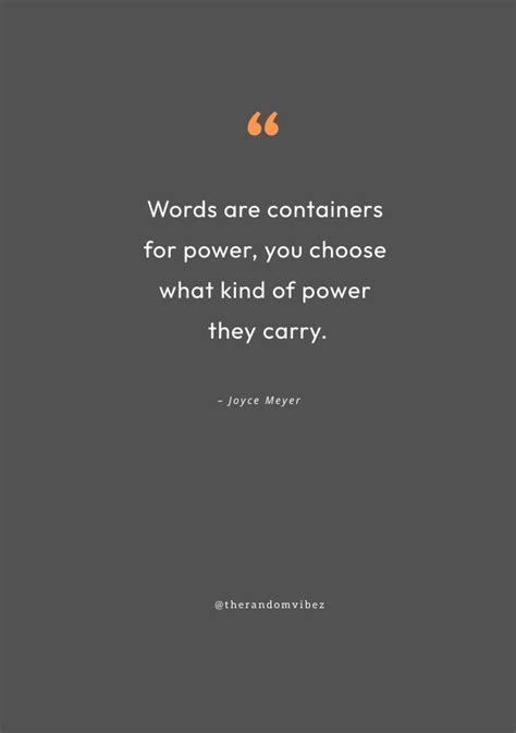 95 Quotes About The Power Of Words To Inspire You The Random Vibez