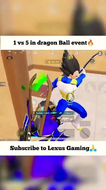 1 Vs 5 In Dragon Ball Event🏀🔥丨3 Finger Claw Gyroscope 💙丨bgmi Montage💫💜