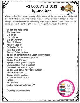 As Cool As It Gets Book Unit And Crown By Fun With Books Tpt