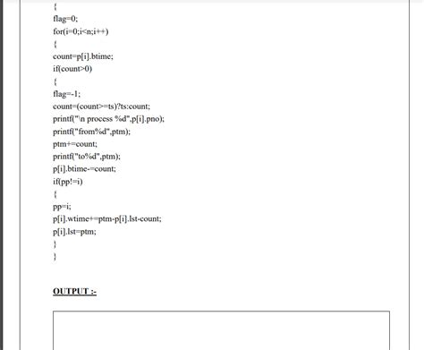Solved OBJECTIVE Write A C Program To Implement Round Chegg