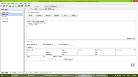Mudah Membuat Database Sqlite Dengan Sqlite Manager