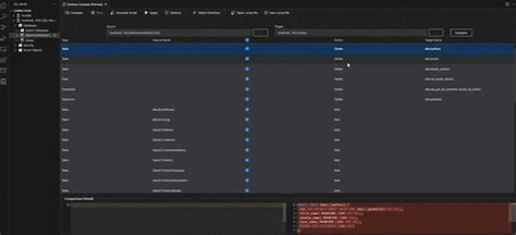 Overview Of The Schema Compare Feature In The Mssql Extension For