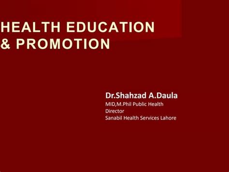 Principles Of Health Promotion And Health Educationpptx Healthy Living