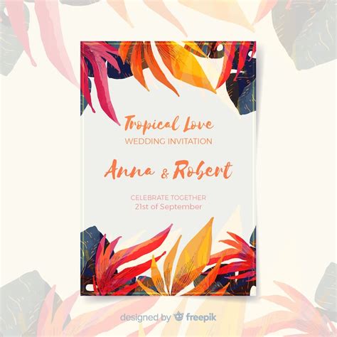발리 초대장 이미지 Freepik에서 무료 다운로드
