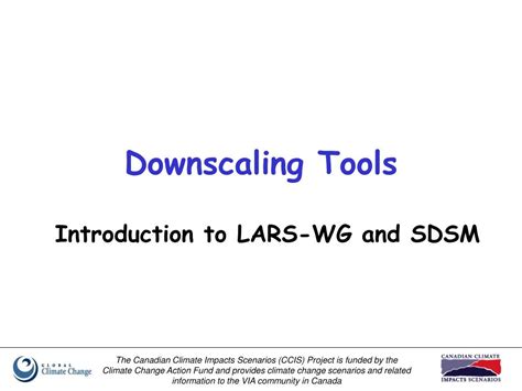 Ppt Downscaling Tools Powerpoint Presentation Free Download Id 426953