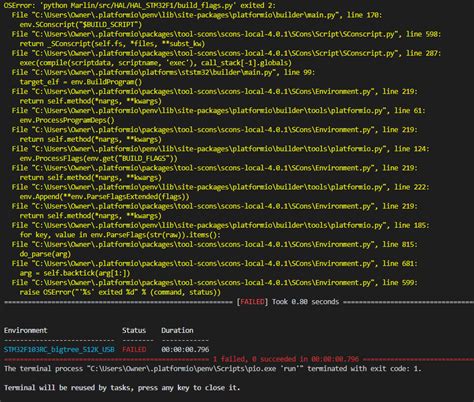 Why Do I Get This Error Everytime I Try To Build The New Marlin Firmware Platformio Community