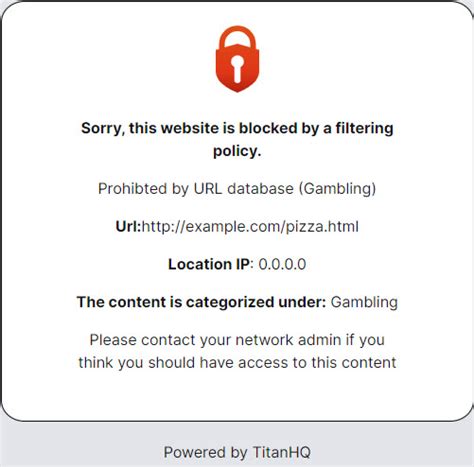 Block Page